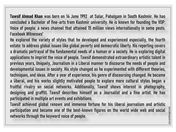 10 Young Artists of Kashmir - WTA